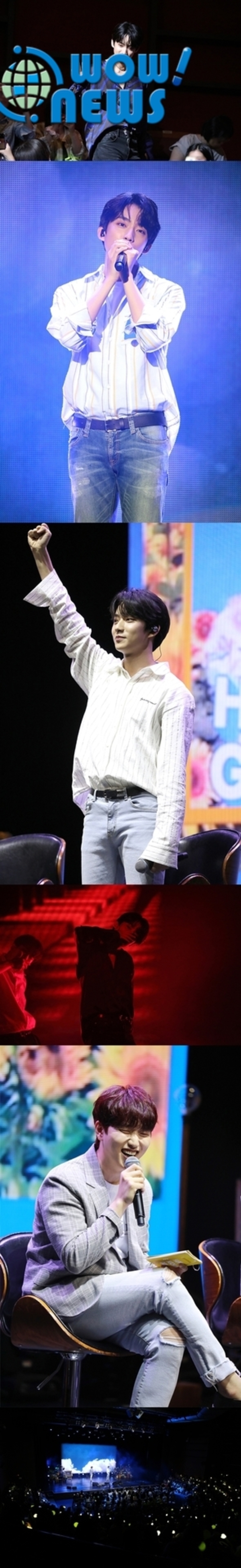 B1A4孔璨生日粉絲見面會 送粉絲玫瑰花展甜蜜男友魅力 - ENews新聞網