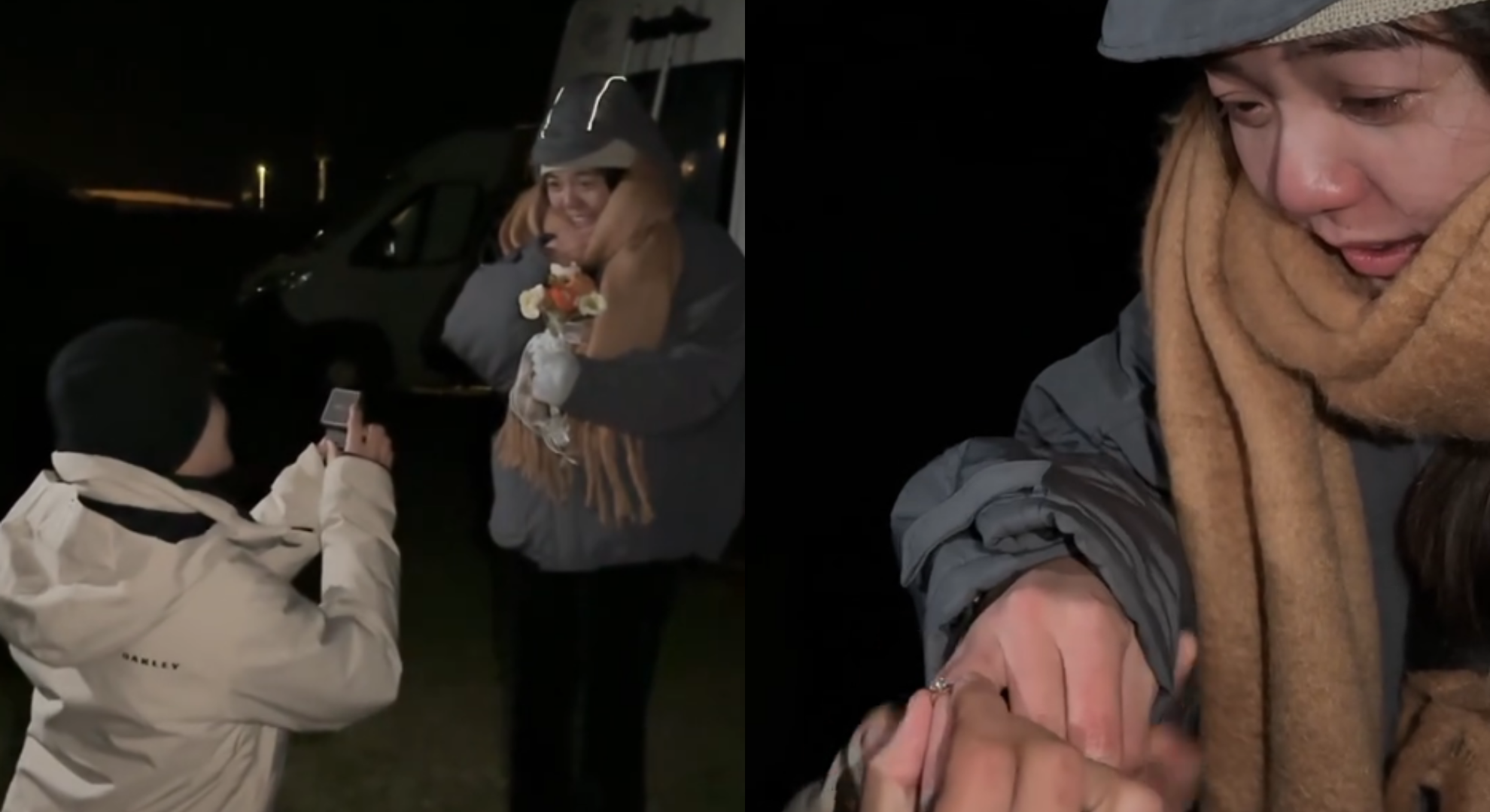 百萬YTR點頭答應嫁了！男友冰島極光下浪漫求婚：繼續讓我陪著妳 - ENews新聞網