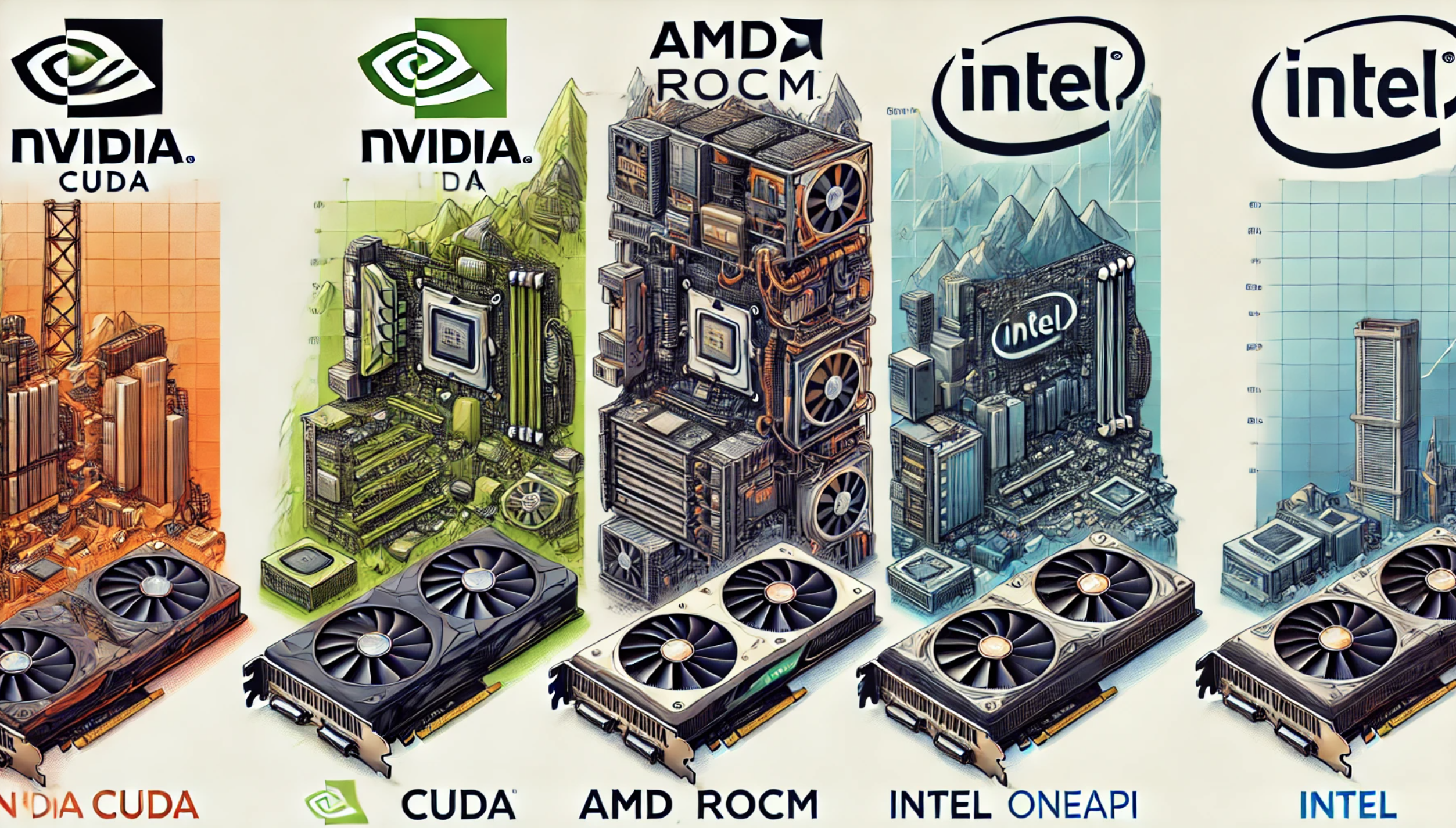 Nvidia CUDA vs AMD ROCm vs Intel oneAPI：AI與HPC軟體堆疊比較 | 蕃新聞